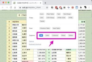 Google Chromeで、表（テーブル）をエクセルにコピーしたりCSV出力できる拡張機能「Copytables」 | Macのアンチョコ