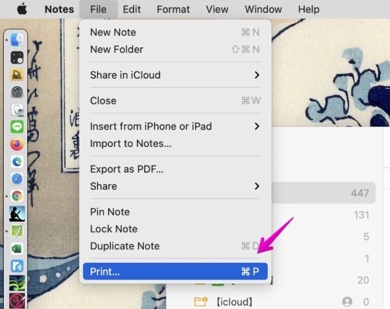 How to print “Notes” app on Mac | Mac Cheat Sheet