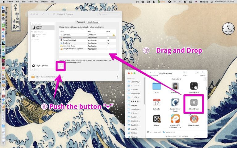 “CheatSheet”, an app that displays shortcut keys on Mac | Mac Cheat Sheet